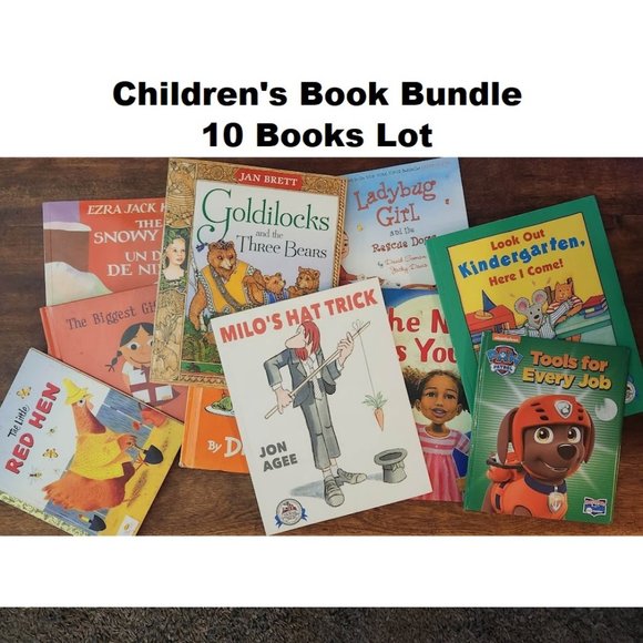 Toys | Childrens Books Book Bundle Lot Set 1 Books Agee Goldilocks Red ...